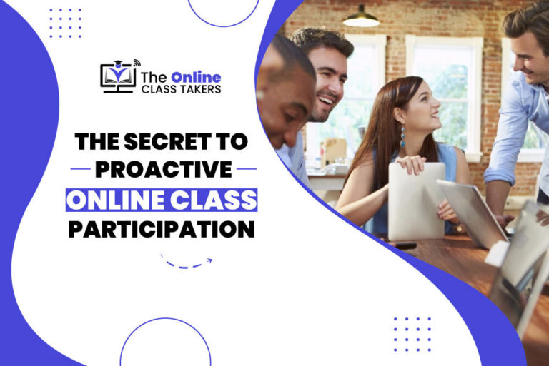 The Secret To Proactive Online Class Participation